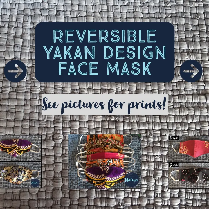 Reversible Yakan Design Face Mask | Lazada PH