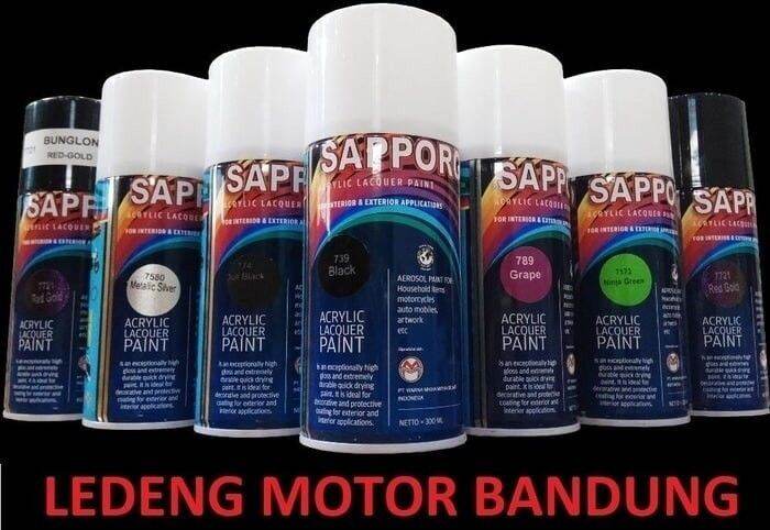 SAPPORO Paint cat semprot aerosol Warna Standar Basic Colour | Lazada ...