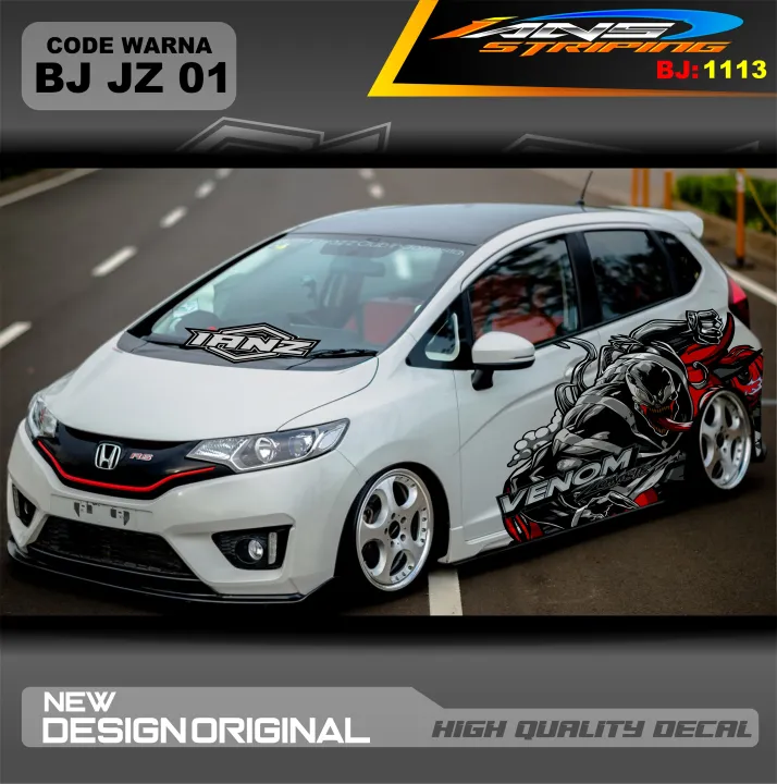 VARIASI STICKER MOBIL BRIO,YARIS, JAZZ, MOBILIO / DECAL STICKER MOBIL ...