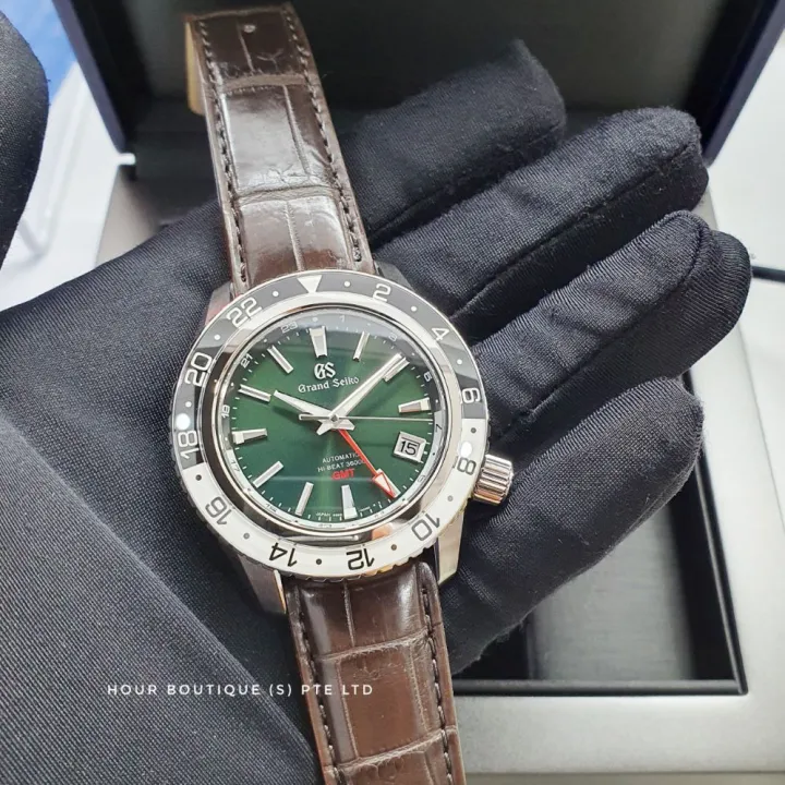 Brand New 100% Authentic Grand Seiko Hi-Beat GMT Green SBGJ239 SBGJ239G ...