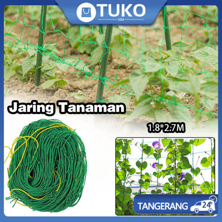1.8*2.7M Jaring Tanaman Buah Anggur Sayuran/Plant Climbing Net/Jaring ...