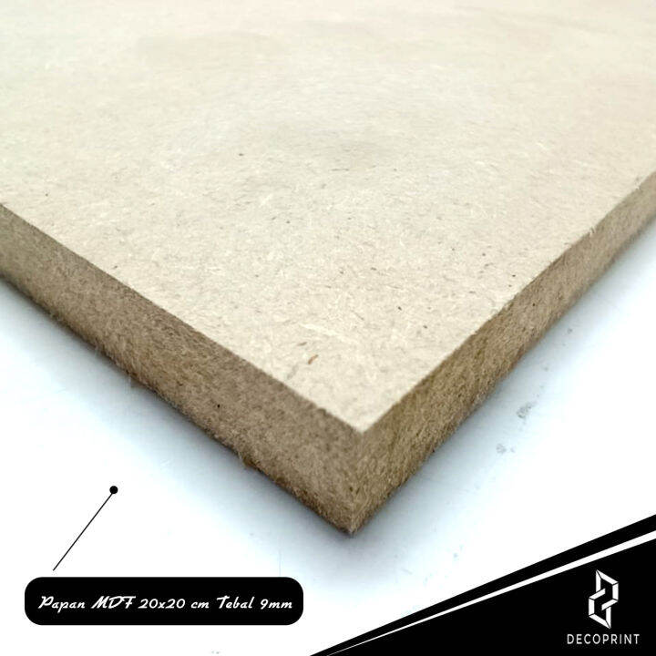 Papan MDF Tebal 9mm Ukuran 20x20 Bahan Untuk Hiasan Dinding Pajangan ...