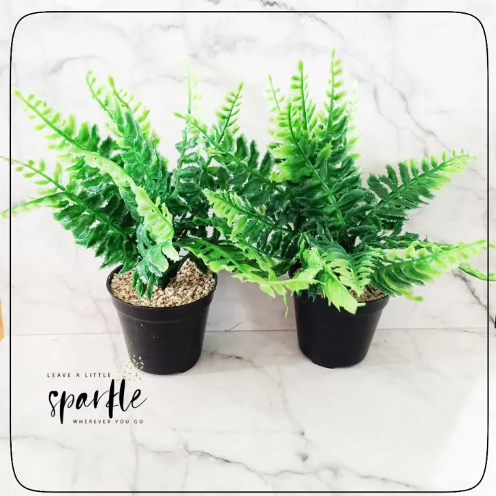 daun pakis artificial daun palsu daun hias daun plastik bunga palsu ...