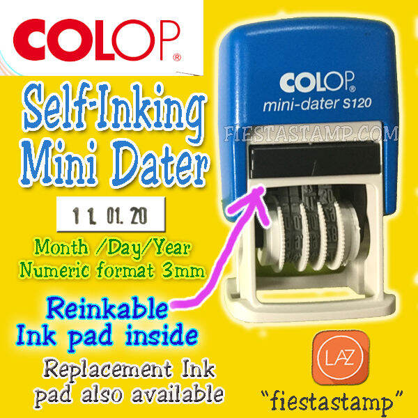 Colop S-120 Self-Inking Mini Dater | Lazada PH