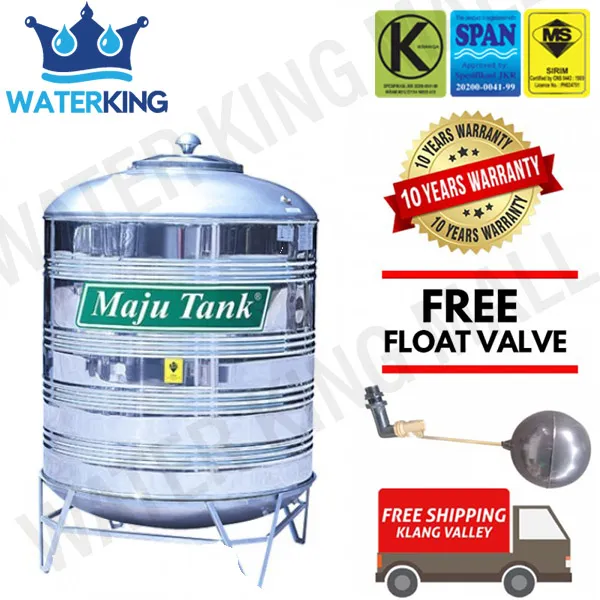 Maju Tank MR Series Vertical Round Bottom With Stand (FREE Brass Float ...