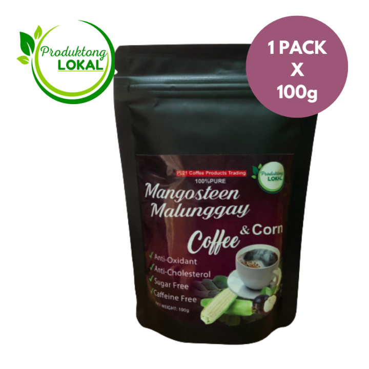 Mangosteen Malunggay & Corn Coffee, 100g, 40 servings, Exp Dec 2023 ...