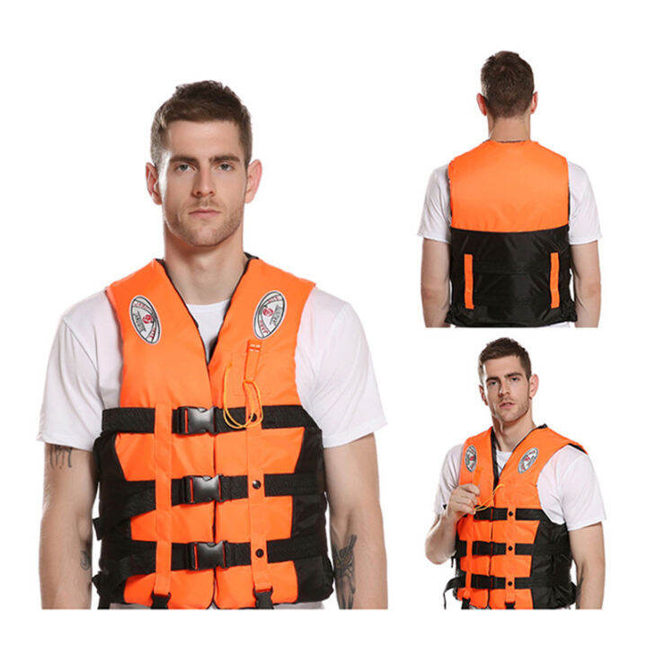 Thicken Life Jacket Adults Life-Saving Equipment Vests and Buoys Flood ...