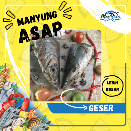 Ikan Manyung Asap Ukuran Jumbo 800 Gram Ikan Asap Kepala Manyung Kepala ...