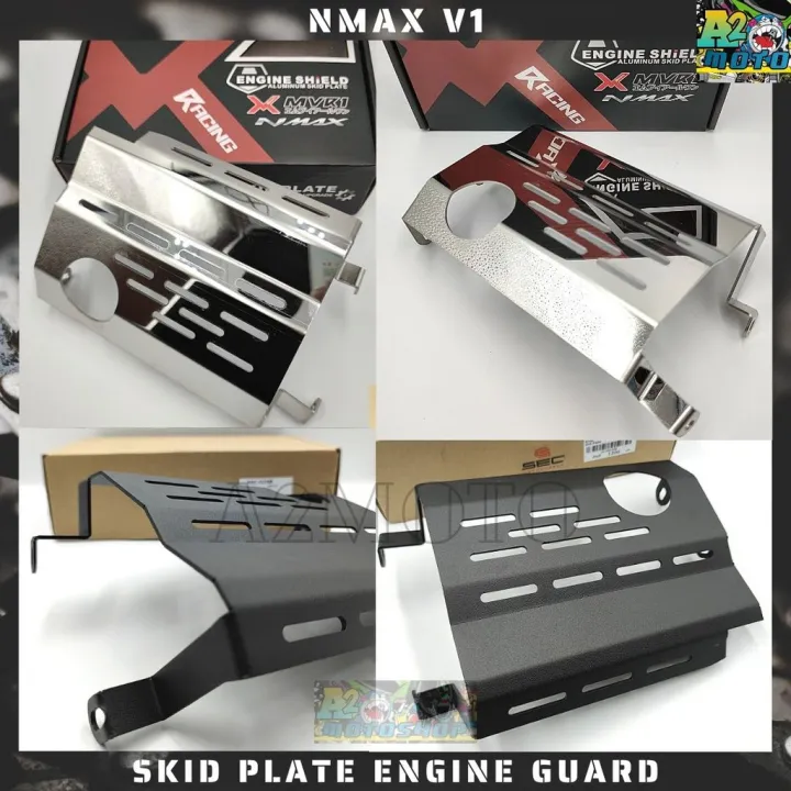 nmax v2 2021 accessories NMAX V1 Skid Plate Engine Cover Stainless ...