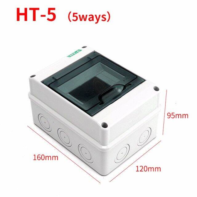 Ht-5/8/12/15/18/24 Way Plastic Electrical Distribution Box Waterproof ...