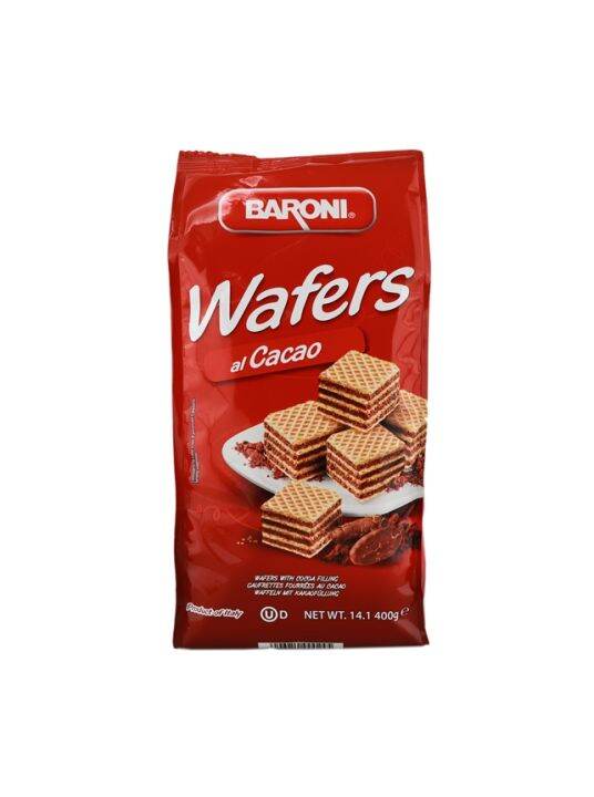 Baroni Wafers al Cacao 400g | Lazada PH