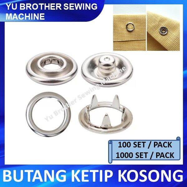 Butang Ketip Kosong/Butang Snap Kosong/Butang Katup Romper Prong Snap ...
