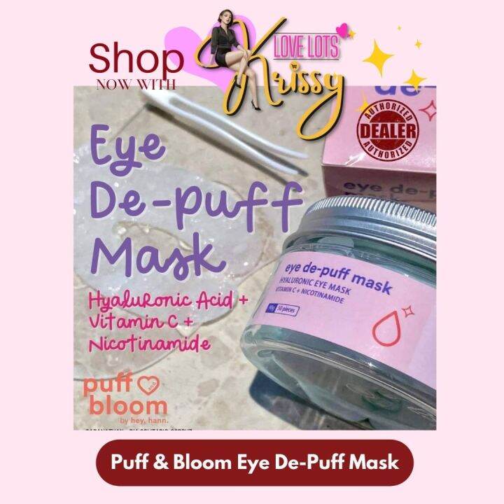 PUFF & BLOOM | EYE DE-PUFF MASK Hyaluronic Eye Mask | Lazada PH
