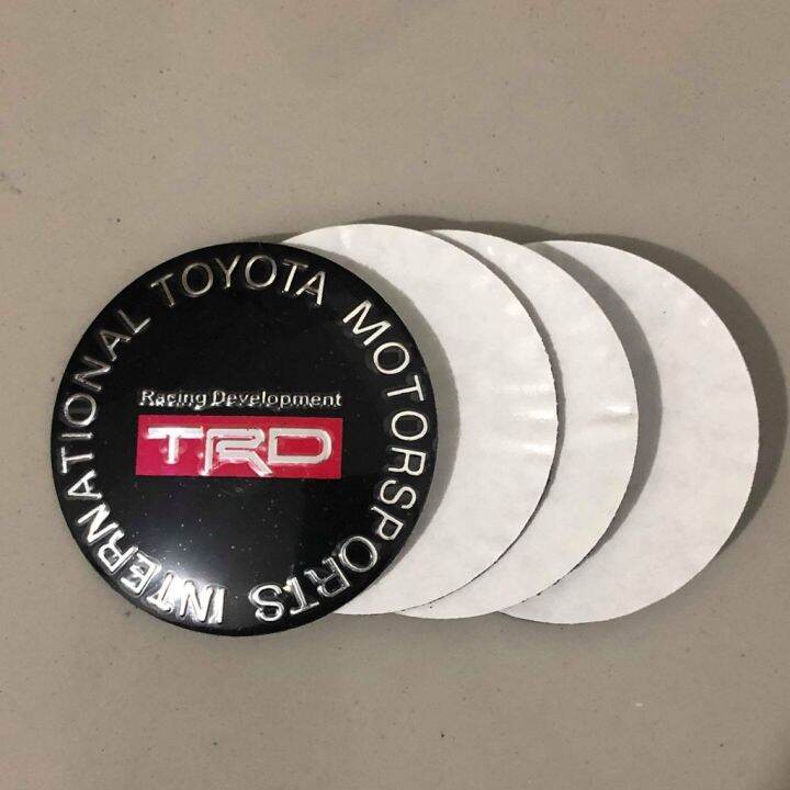Toyota TRD Motors Center cap sticker 2.25” diameter | Lazada PH