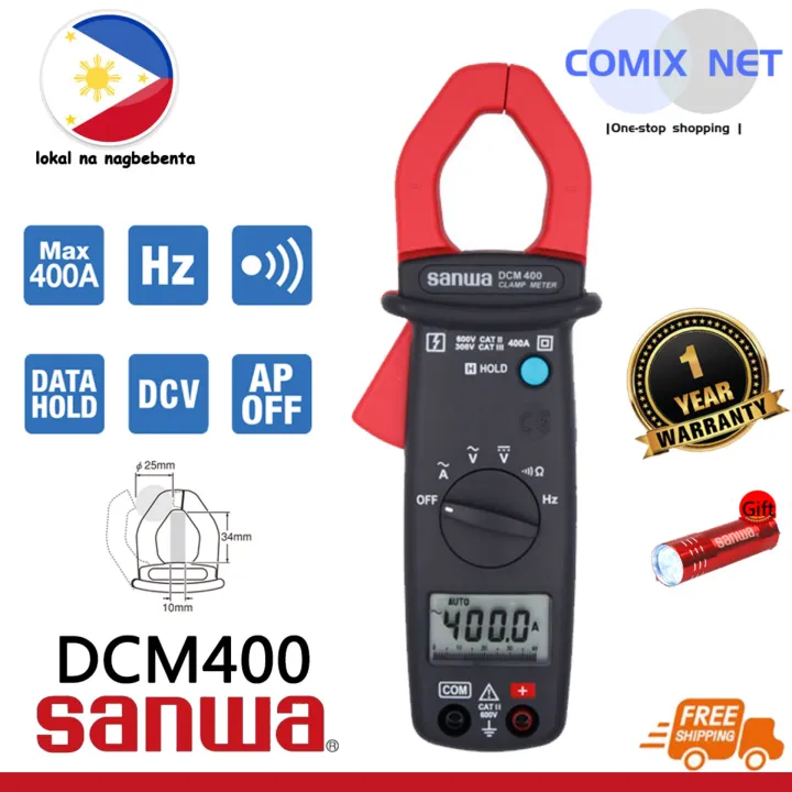 SANWA DCM400 Clamp Meters AC Low Cost & DMM Functions | Lazada PH