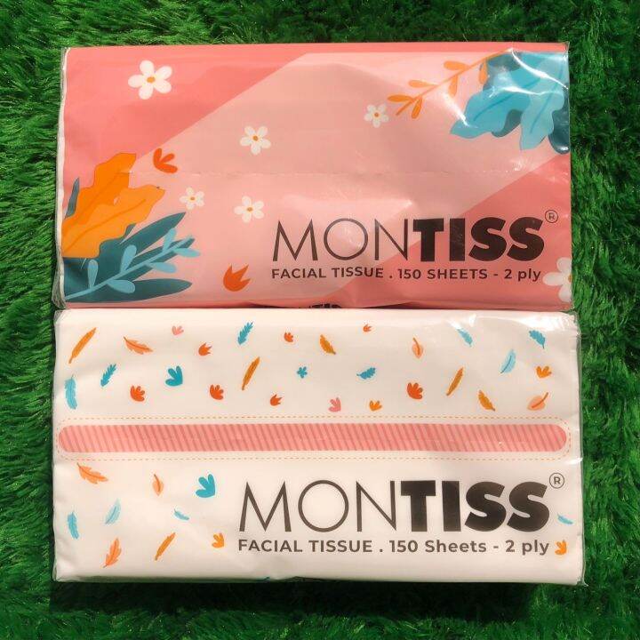 tissue tissu tisu facial softpack MONTISS 150 sheets | Lazada Indonesia