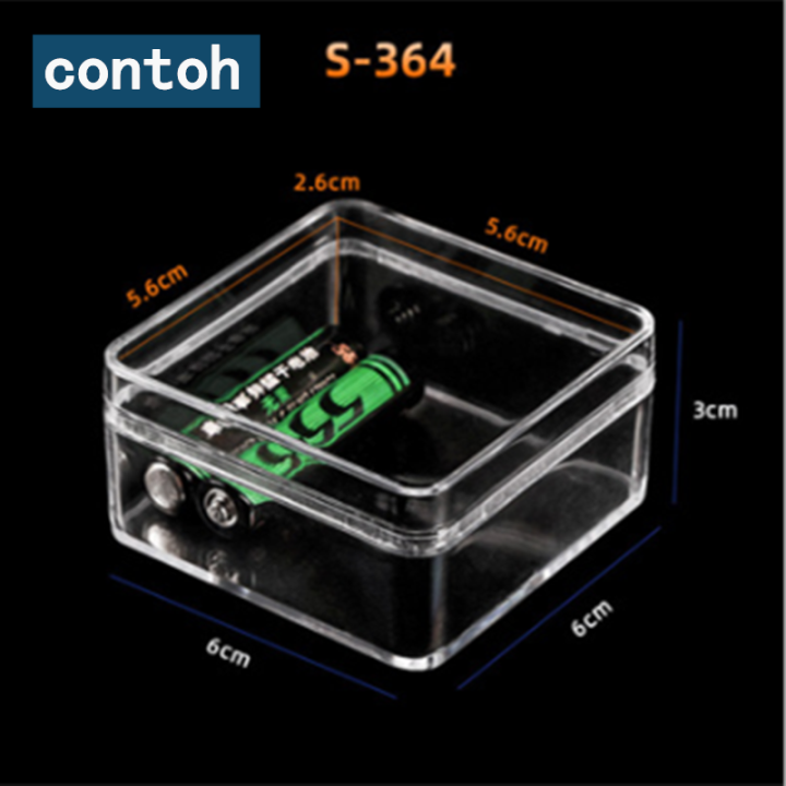 Storage box container PS high transparent plastic box rectangular ...