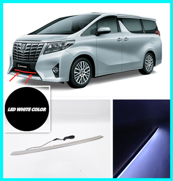 Toyota ALPHARD 30 2015-2018 Front Bumper Grille Chrome Garnish Trim ...