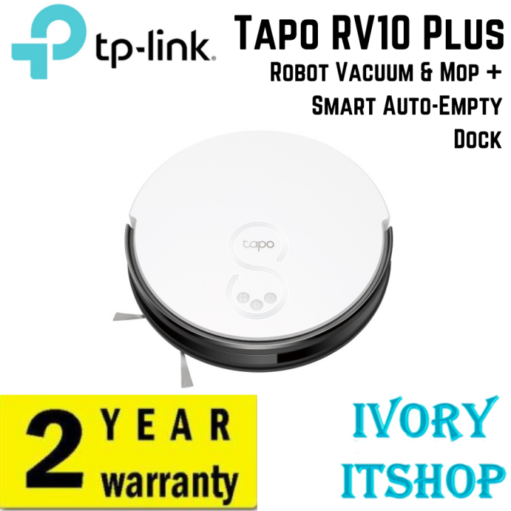 Tp Link Tapo RV10 Plus Robot Vacuum & Mop + Smart Auto-Empty Dock | Lazada.co.th