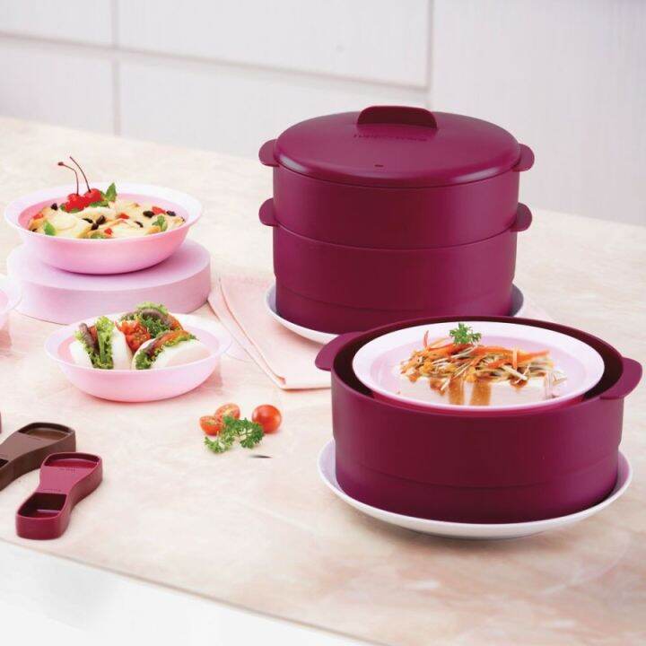 Steamer Kukusan Tupperware / Alat Kukus Steam it 3 Susun With Box - 3 ...
