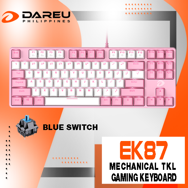 Dareu Ek87 Glory Queen Mechanical Keyboard TKL Blue Switch | Lazada PH