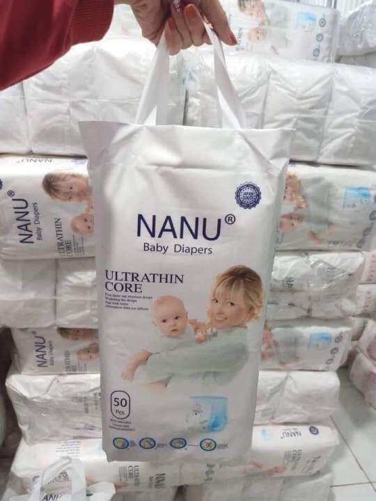Chuyên sỉ bỉm Nanu - Set 100 cái (2 bịch) bỉm quần nanu baby cho bé ...