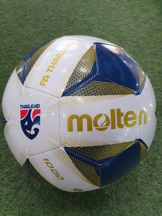 [ของแท้ 100%] Molten F5A1000-TH ลูกฟุตบอล ลูกบอล ลูกฟุตบอลหนังเย็บ ...