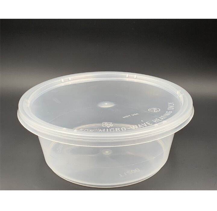 THS - READY STOCK 1200 Round Disposable Plastic Food Container 1000ml ...
