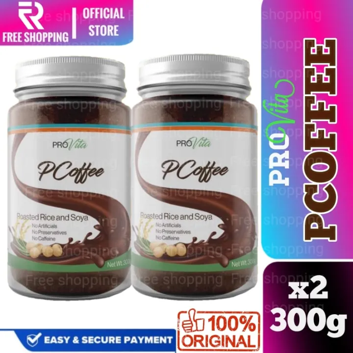 PROVITA PCOFFEE 100% ORIGINAL 300g X2 BOTTLES Helps Women with PCOS & OVER WEIGHT! PERSON WITH ...