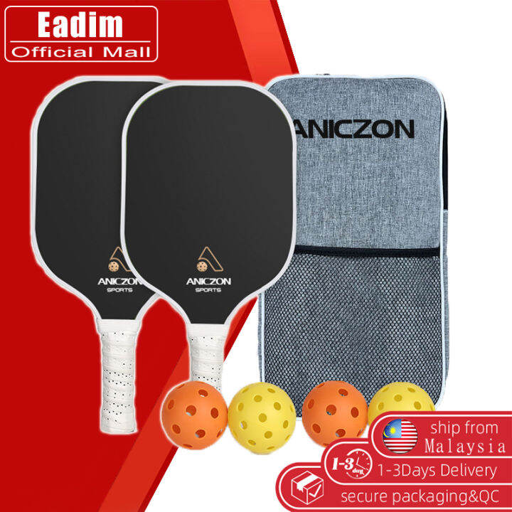 carbon fiber Pickleball Rackets Set Pickleball Paddle Set of 2 Rackets ...