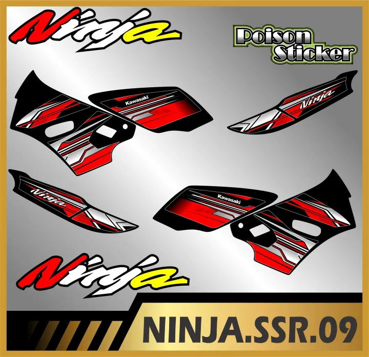 STRIPING STICKER NINJA SSR STIKER NINJA SSR NEW STICKER LIS LIST NINJA ...