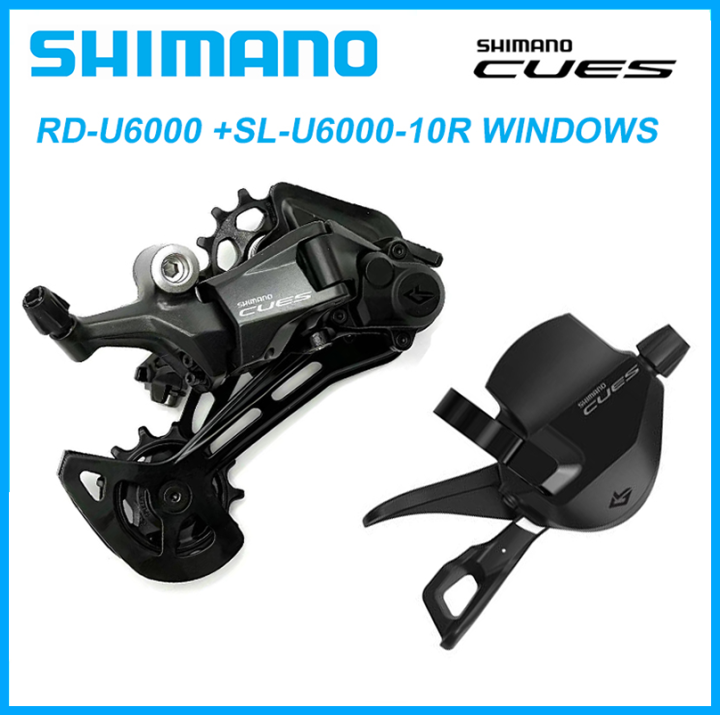 Shimano Cues U6000 1X10 Speed Groupset SL- U6000-10R Right Shifter Lever RD- U6000 Rear ...