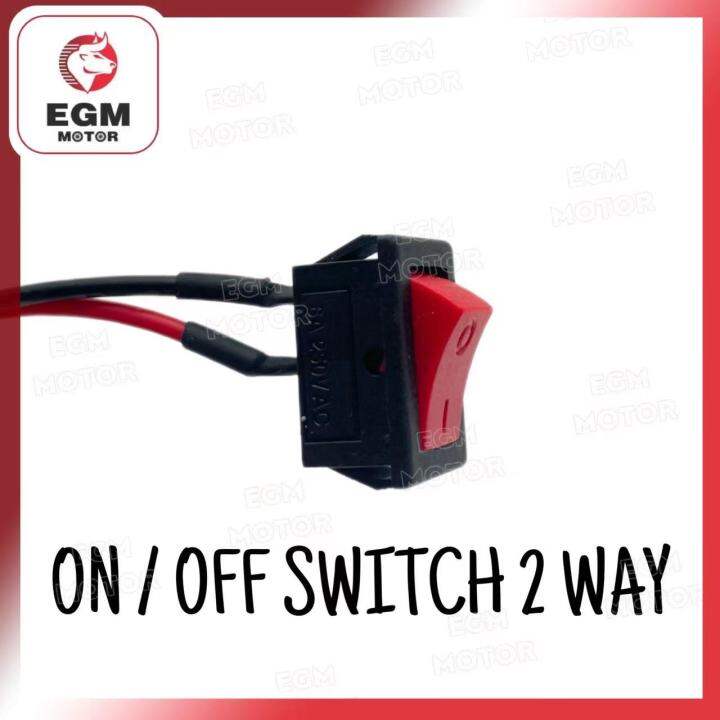 [EGM MOTORCYCLE] MOTORCYCLE ON OFF SWITCH 2 WAY WITH WIRE | Lazada PH