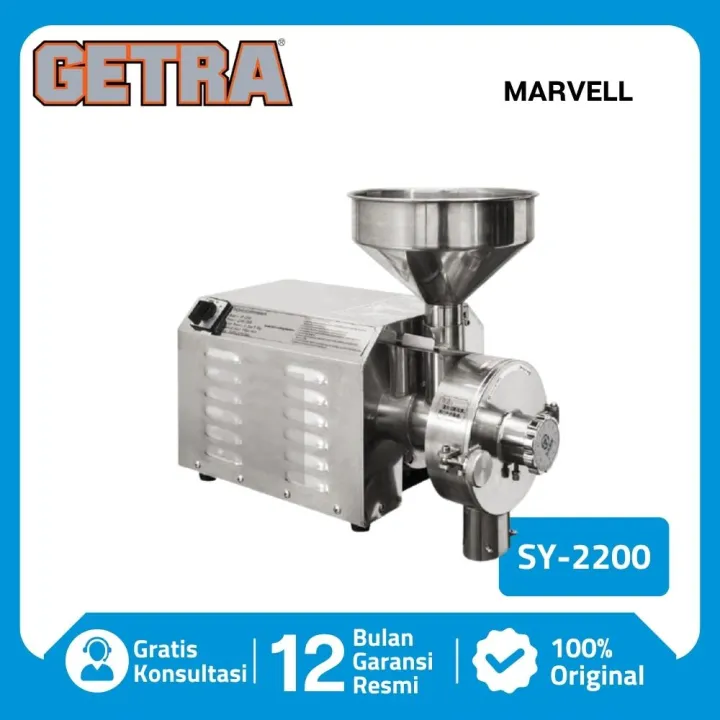 DISC MILL GETRA SY 2200 MESIN PENEPUNG / PENGGILING KHUSUS BAHAN KERING ...