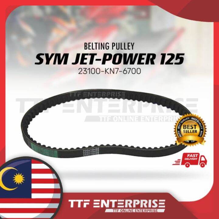SYM JET-POWER125 BELTING PULLEY 23100-KN7-6700 TIMING BELT V-BELT ...