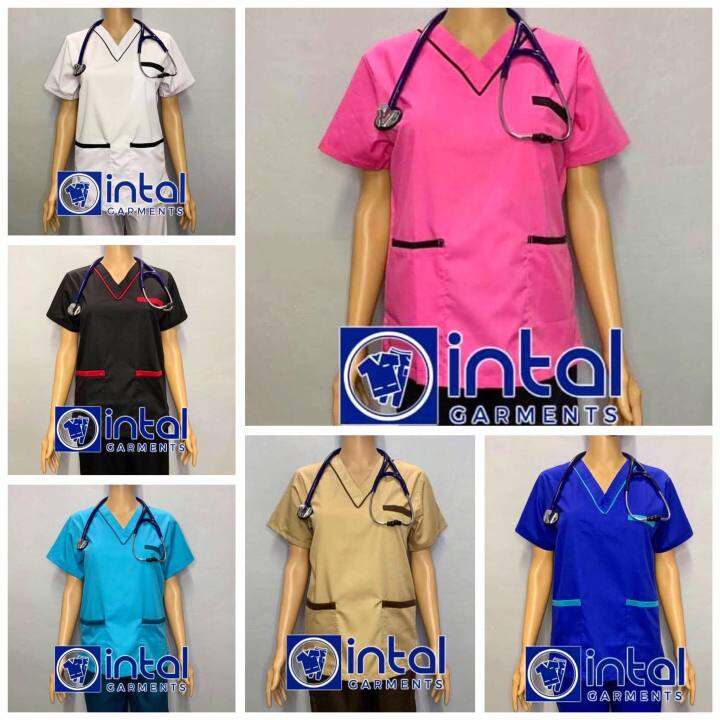 HOT SCRUB SUITS HIGH QUALITY Medical Doctor Nurse Uniform Set with ...