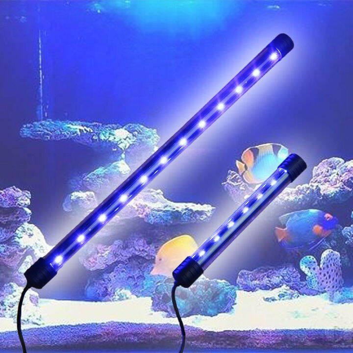 220v Aquarium LED Submersible Light Fish Tank LED Light Submersible Waterproof aquarium ...