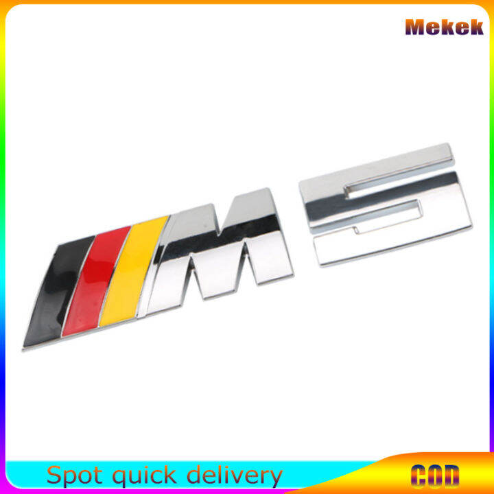Mekek 3D Emblem Car Sticker For Bmw M5 Letters Car Body Sticker Car ...