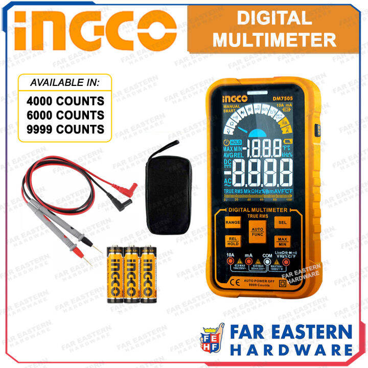INGCO Digital Multimeter Tester INMT | Lazada PH