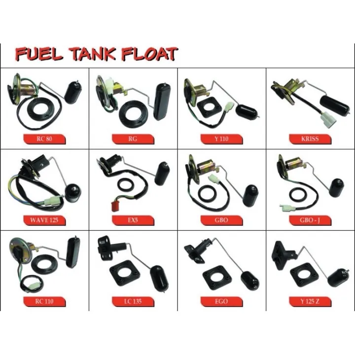 FUEL TANK FLOAT (PELAMPUNG TANK) EX5 KRISS LC135 RXZ LAGENDA CT100 ...