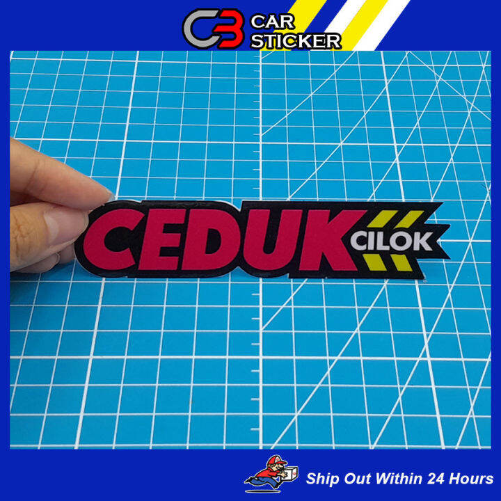CEDUK CILOK STICKER / M085 | Lazada