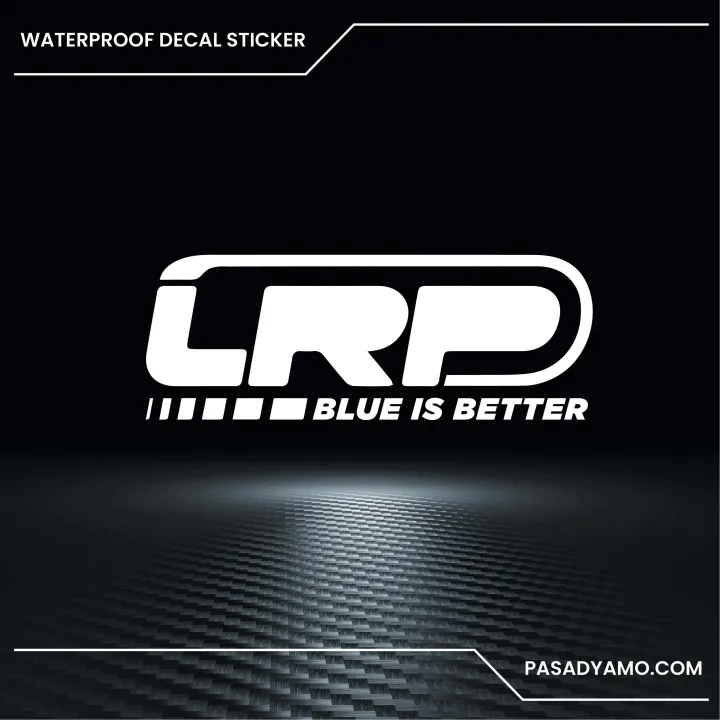 LRP Blue is Better Logo Decal Sticker for Cars Motorcycles Laptops ...