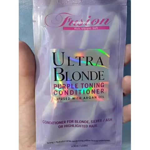 Fusion Ultra Blonde Purple Toning Conditioner 30ml | Lazada PH