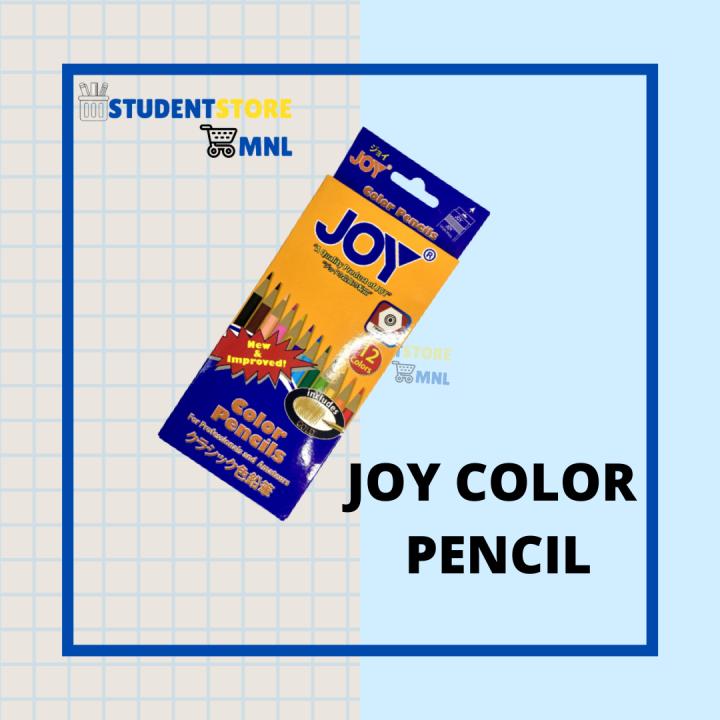 JOY Colored Pencil (12 Colors including Gold) | Lazada PH
