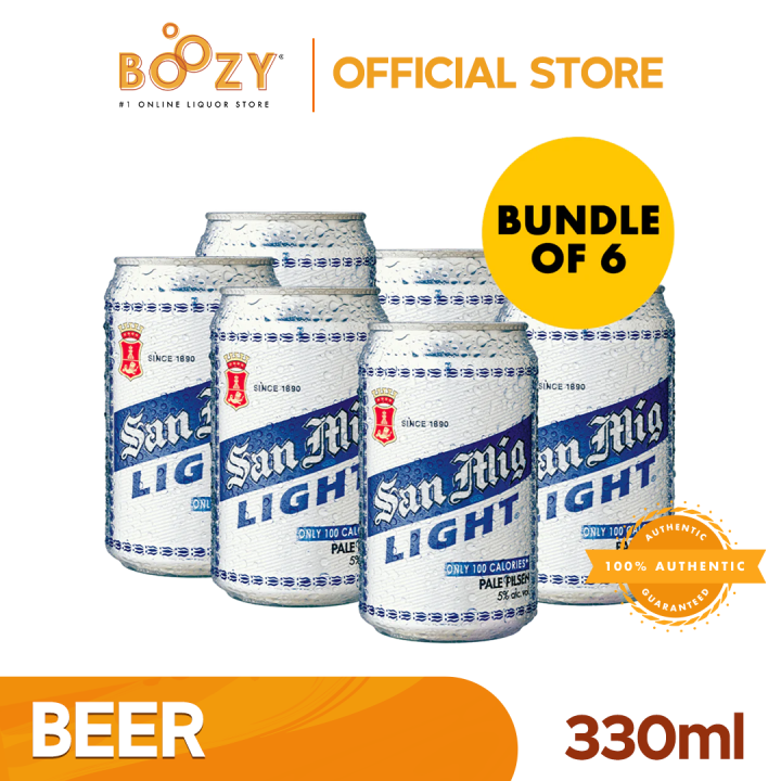 San Mig Light Beer 330ml Can 6-Pack | Lazada PH