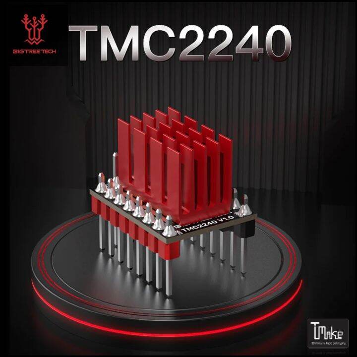 BIGTREETECH TMC2240 Stepper Motor Driver Module 3D Printer Parts SPI Mode 256 Subdivision ...