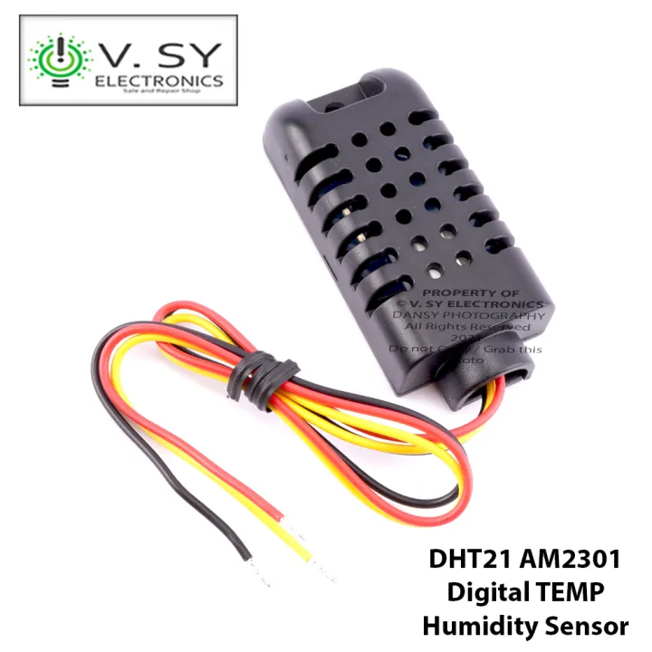 DHT21 AM2301 Capacitive Digital Temperature and Humidity Sensor Room ...