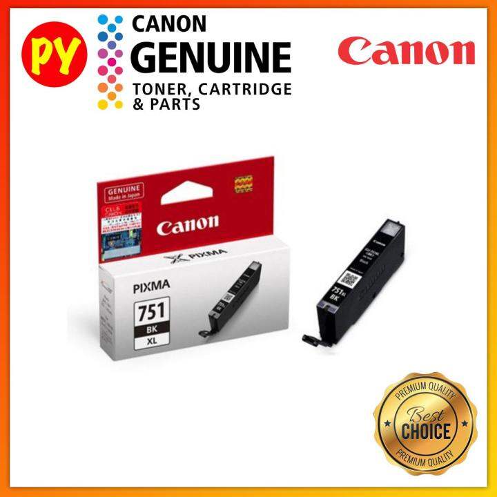 Canon CLI-751 XL CLI 751 XL CLI751 XL Original Ink Cartridge (Black ...