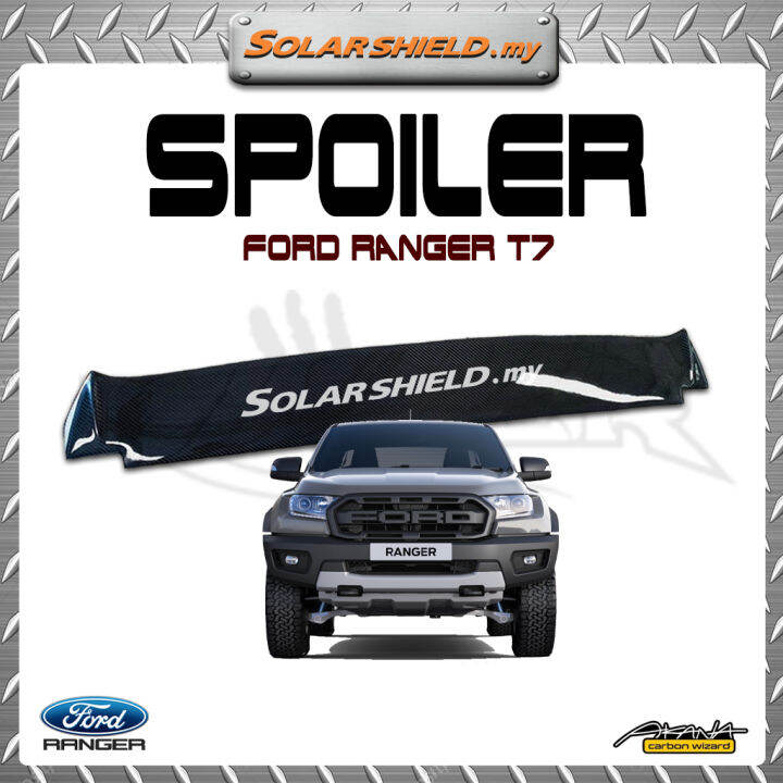 Ford Ranger T7 Akana Carbon Wizard Rear Spoiler ( BIG ) 4x4 Ford Ranger ...