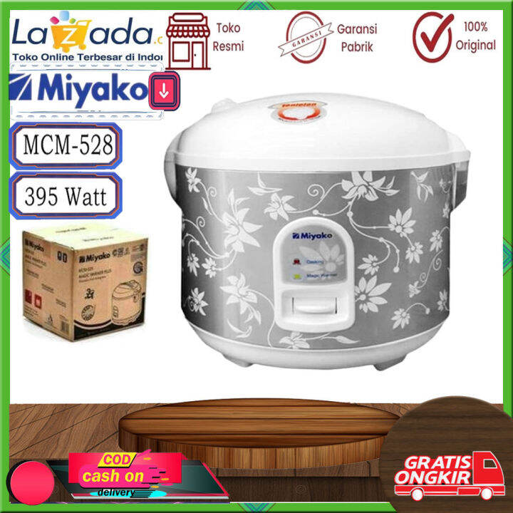 Miyako MCM 528 Silver Magic Com Rice Cooker [ 1.8 Liter] | Lazada Indonesia